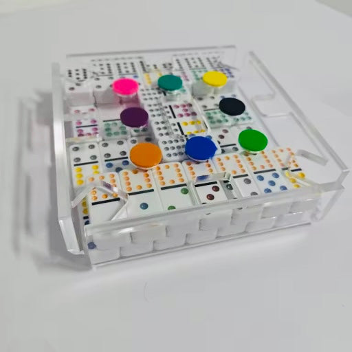 Lucite Mexican Train – Palms