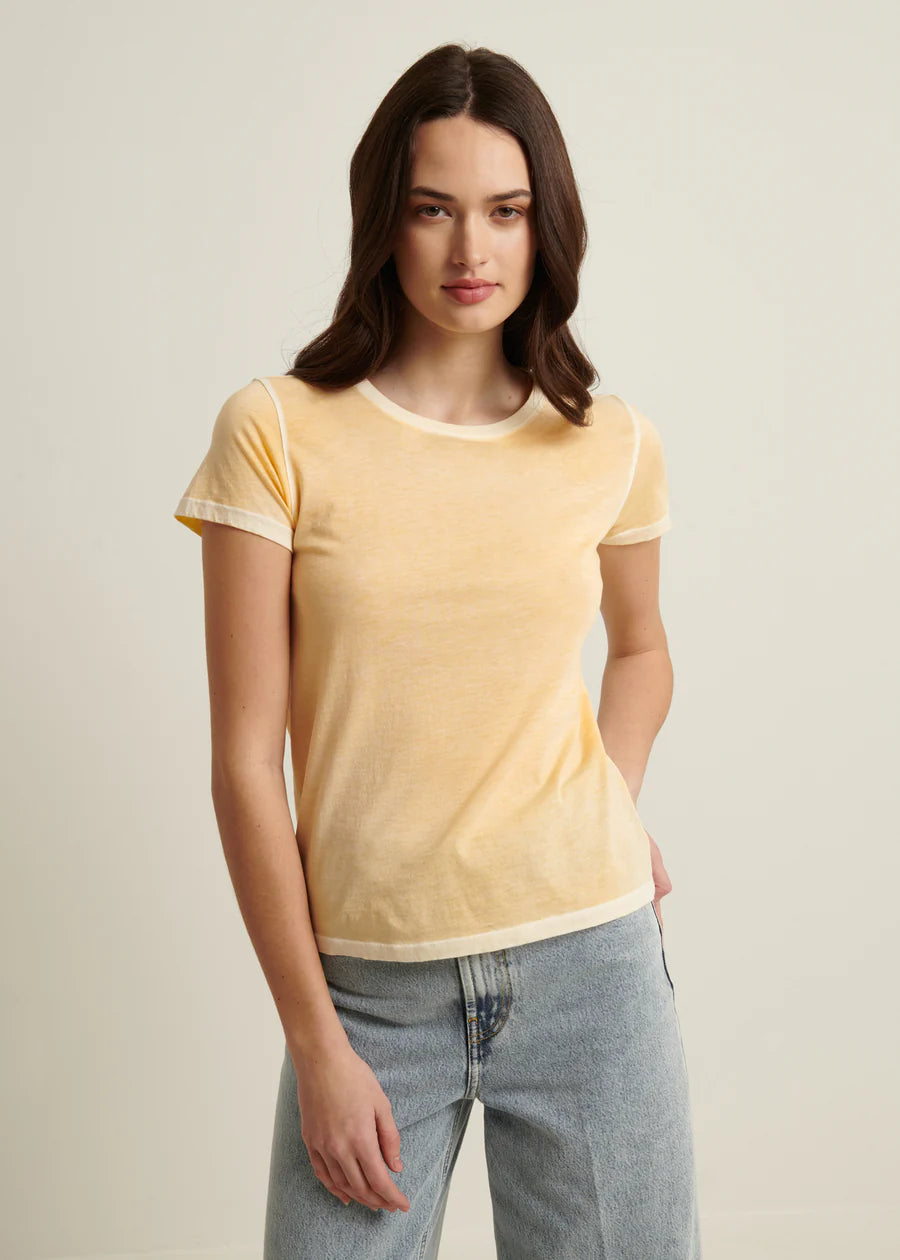 Pima Reverse Spray Crew - Honey Gold – Palms